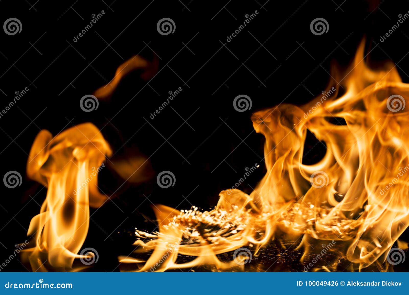 Fire stock photo. Image of abstract, closeup, bonfire - 100049426