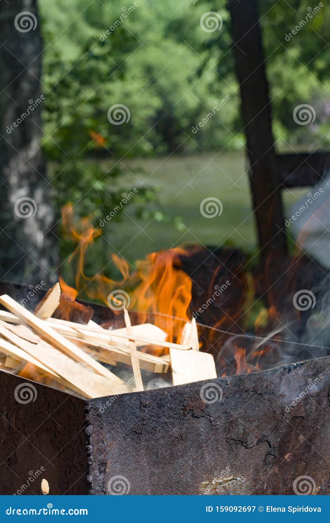 Fire Burning Bright Flame on a Dark Background Stock Image - Image of ...