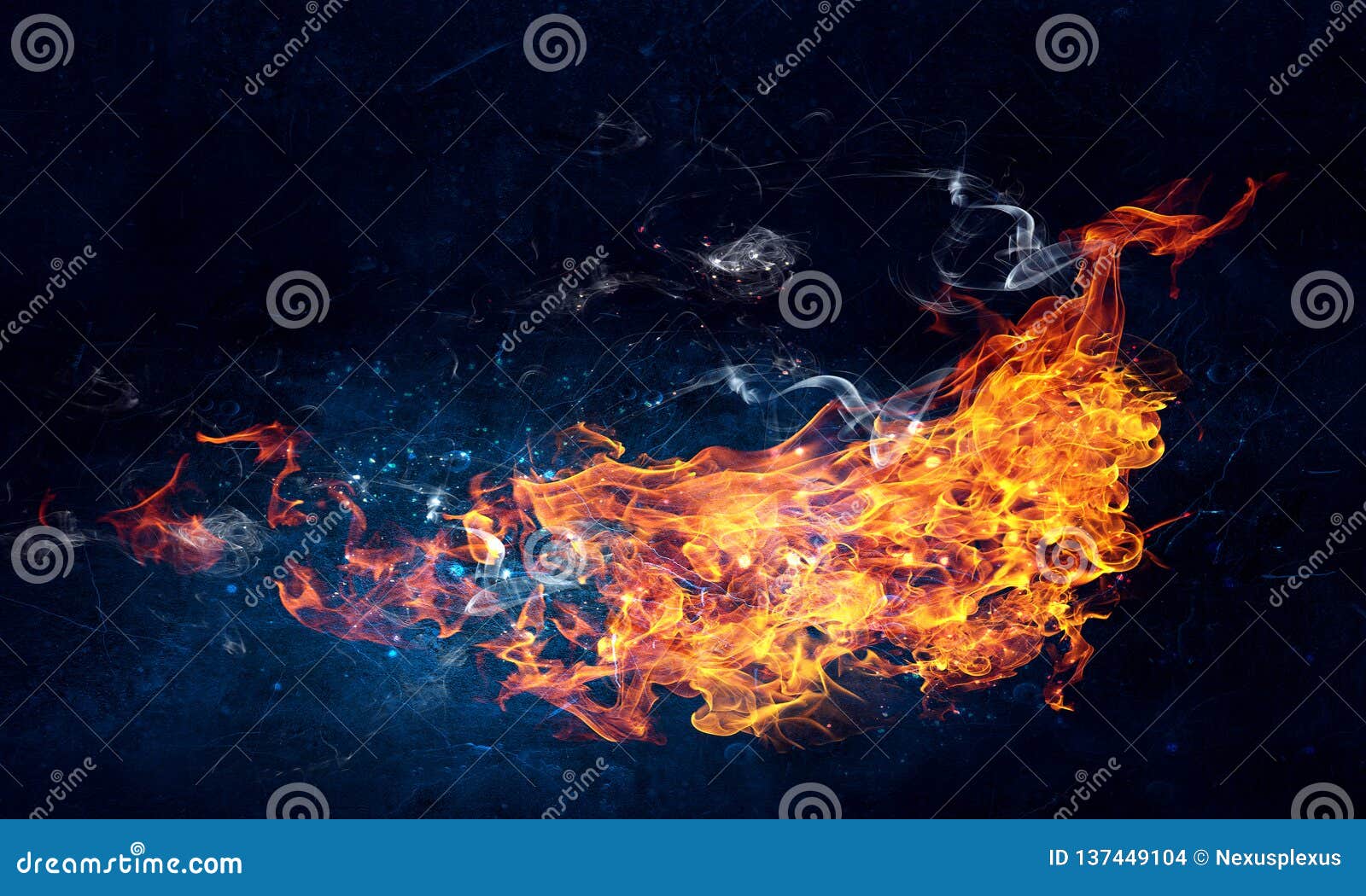 Fire burning bright stock illustration. Illustration of blazing - 137449104