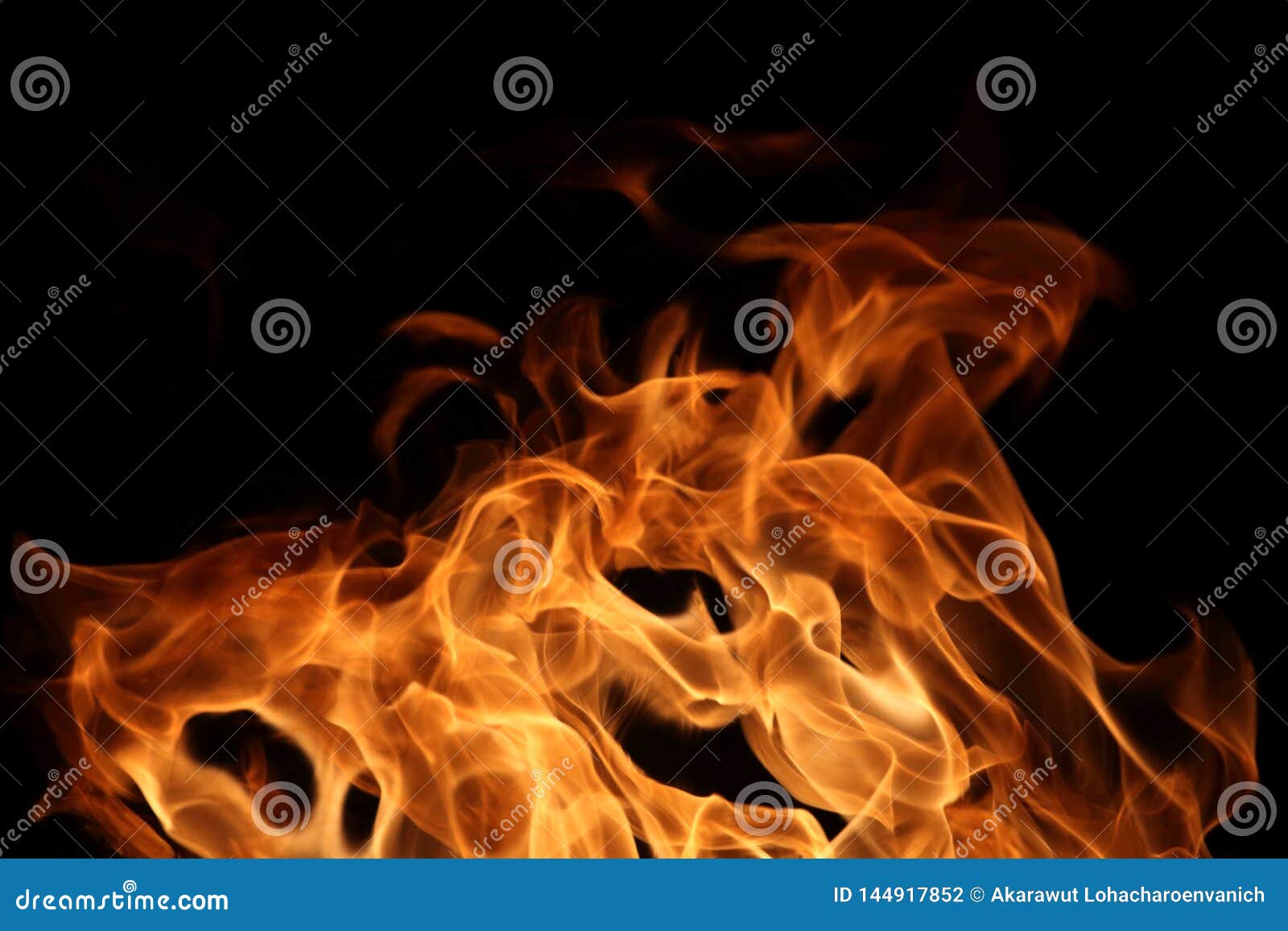 Fire Burning on Dark Background for Abstract Flame Texture and Graphic ...