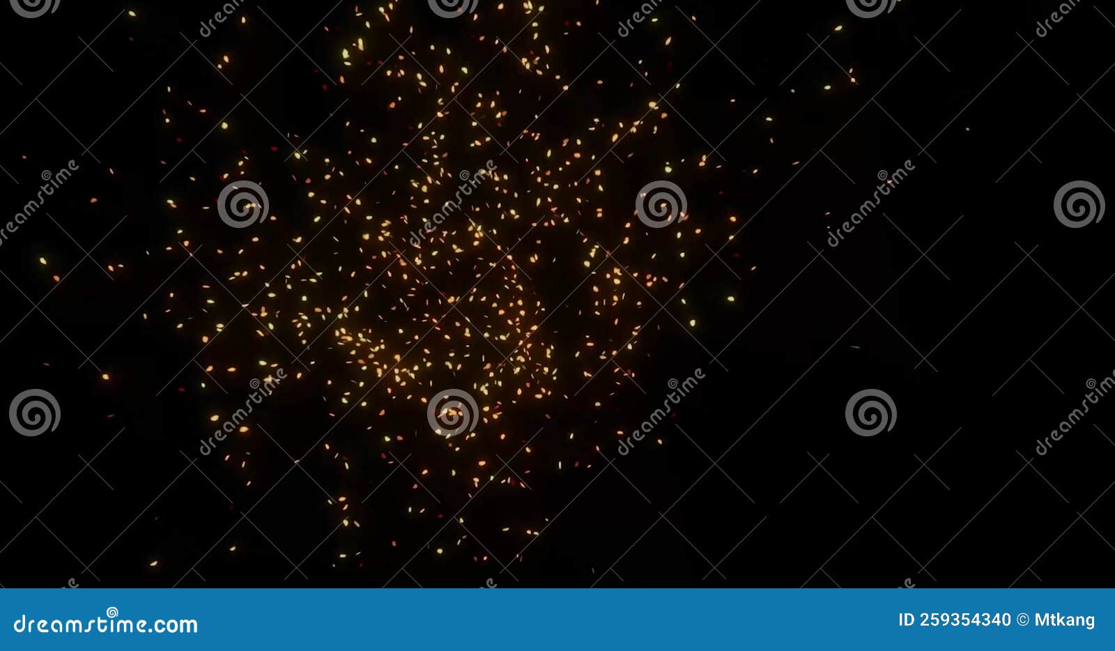 Fire Burning Embers Ash Particles Stock Footage - Video of blaze, loop ...