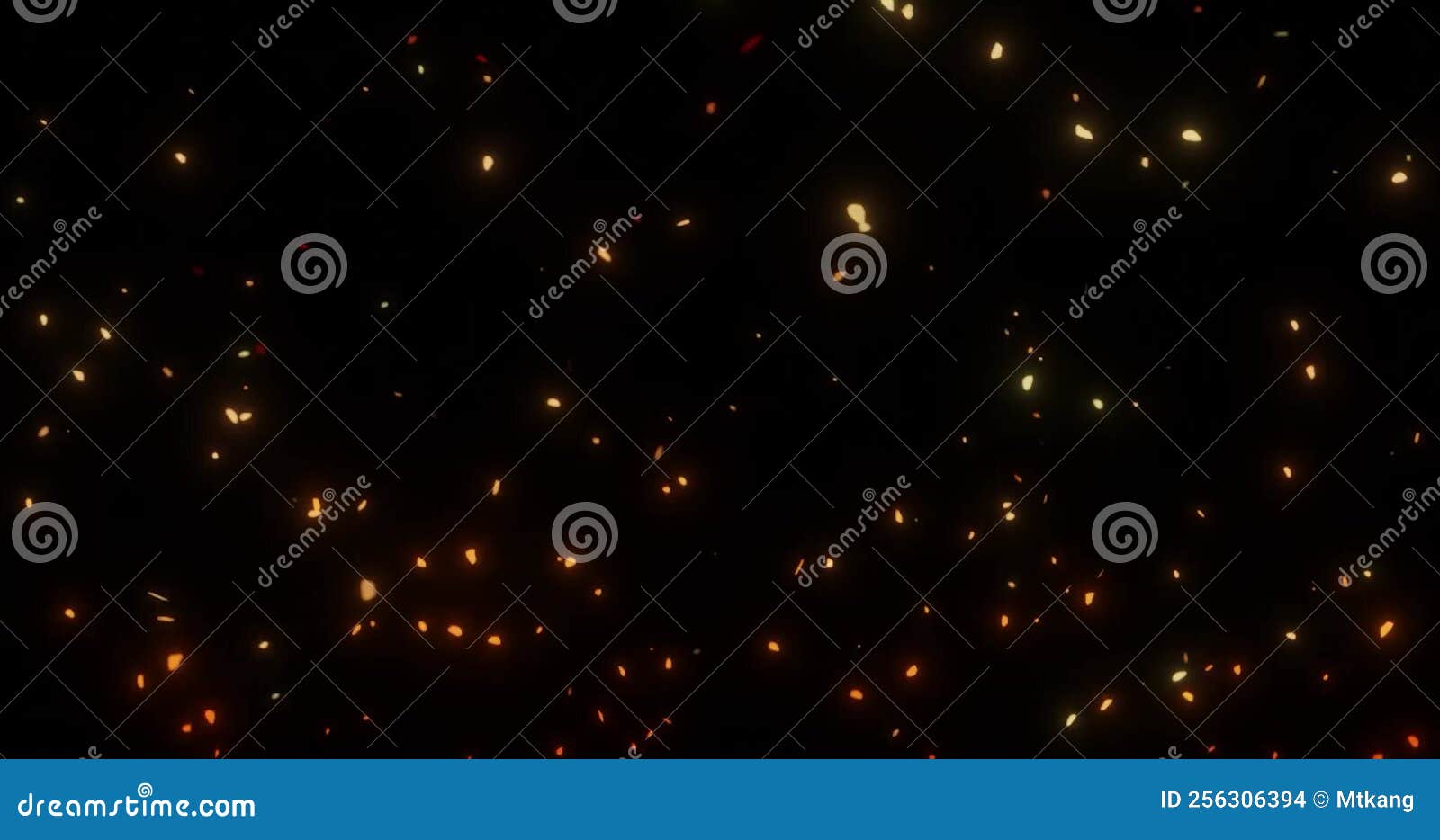 Fire Burning Embers Ash Particles Stock Footage - Video of flammable ...