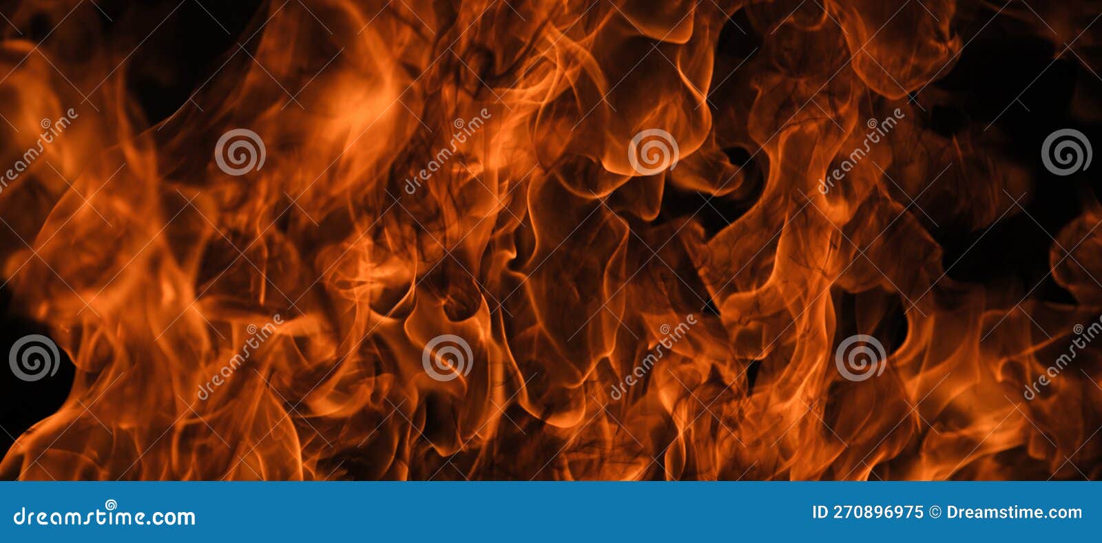 The Fire, Burning Flame. Large Burning Flaming Fire. Stock Image ...