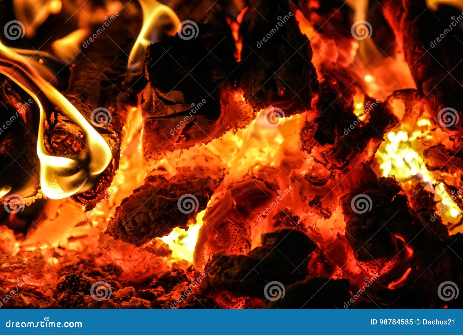 Fire Burning Inside a Brick Stove Stock Image - Image of flames, black ...