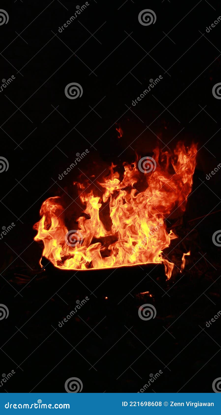 Fire from a burning tire stock photo. Image of event - 221698608