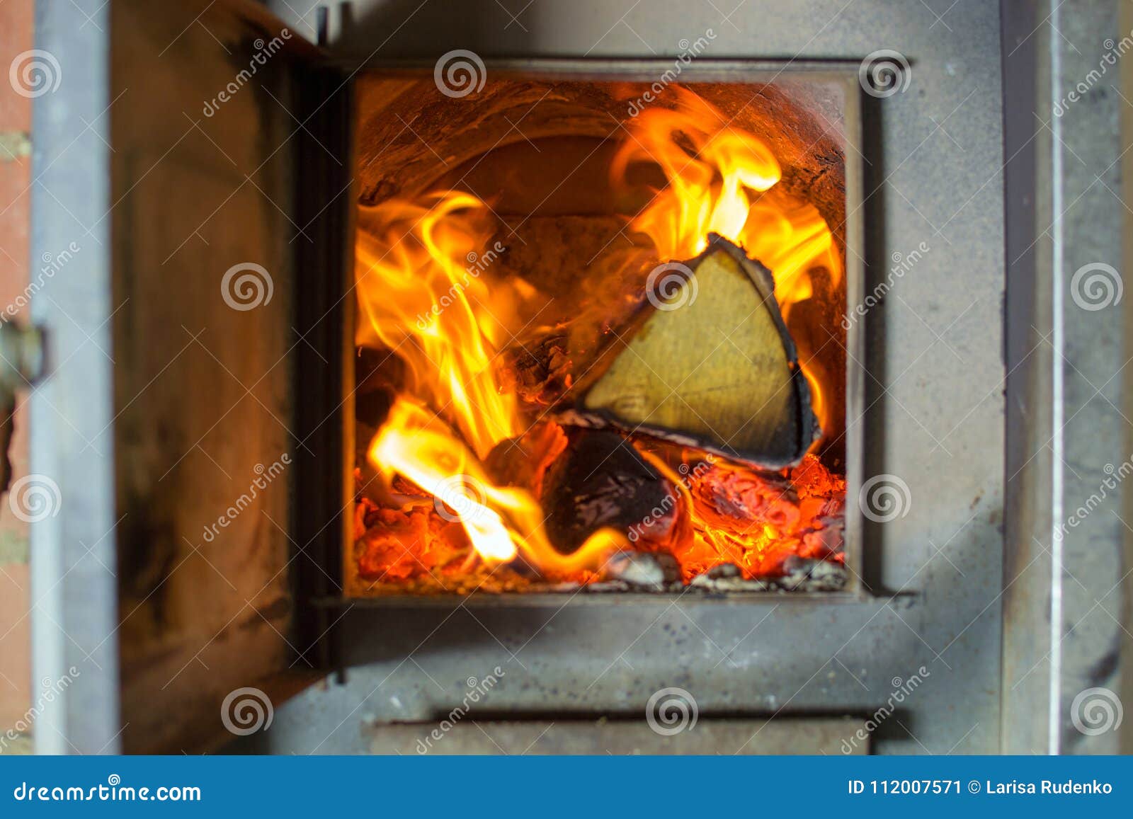 A Fire Burns Inside The Forest In A Full Moon Night With An Ursa Major ...