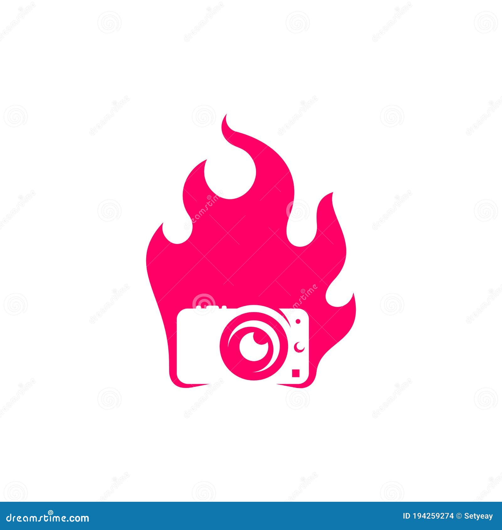 Fire Camera Logo Design Vector Template, Camera Photography Logo ...