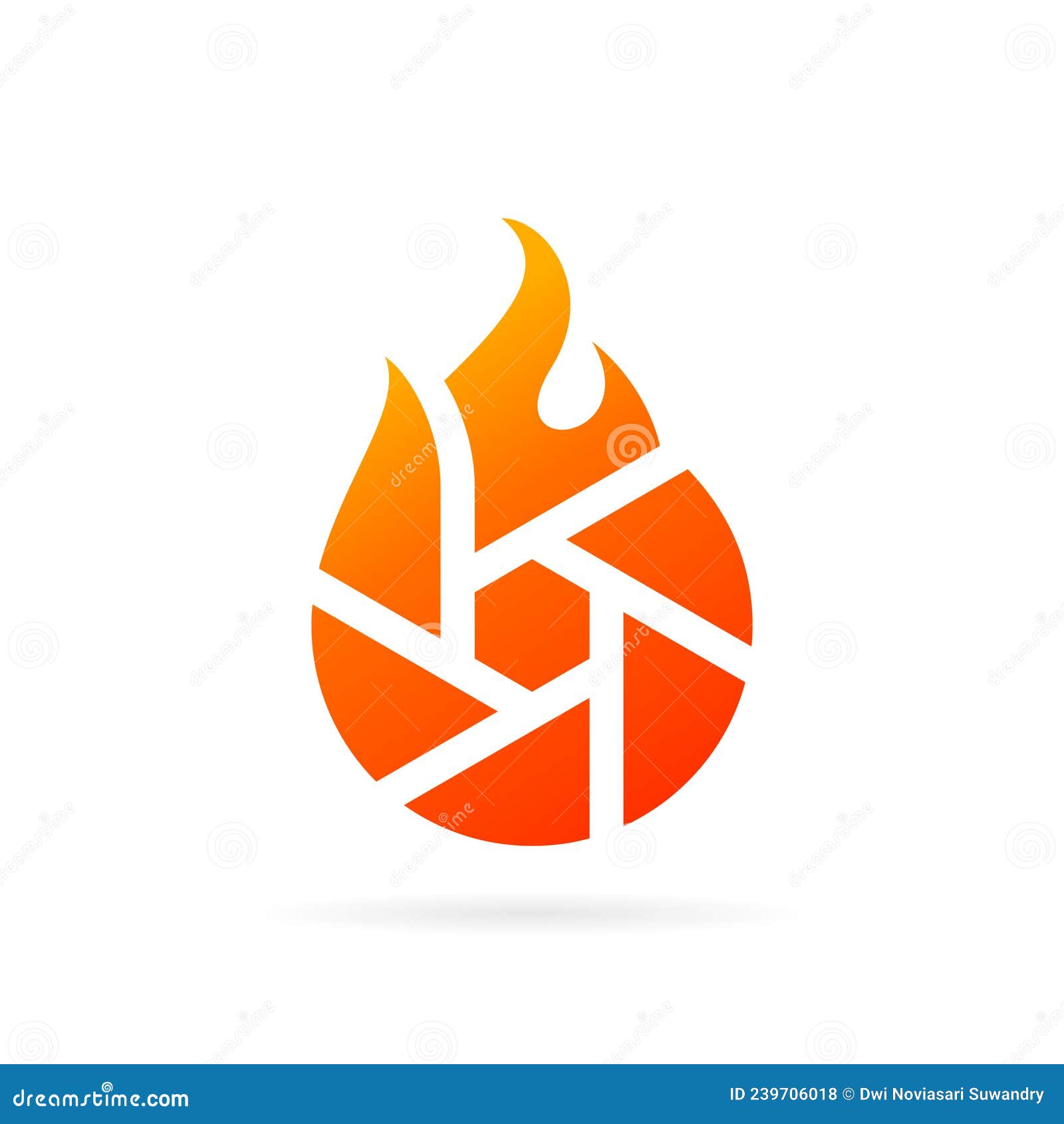 Shutter Logo with Flame Fire Concept Stock Vector - Illustration of ...
