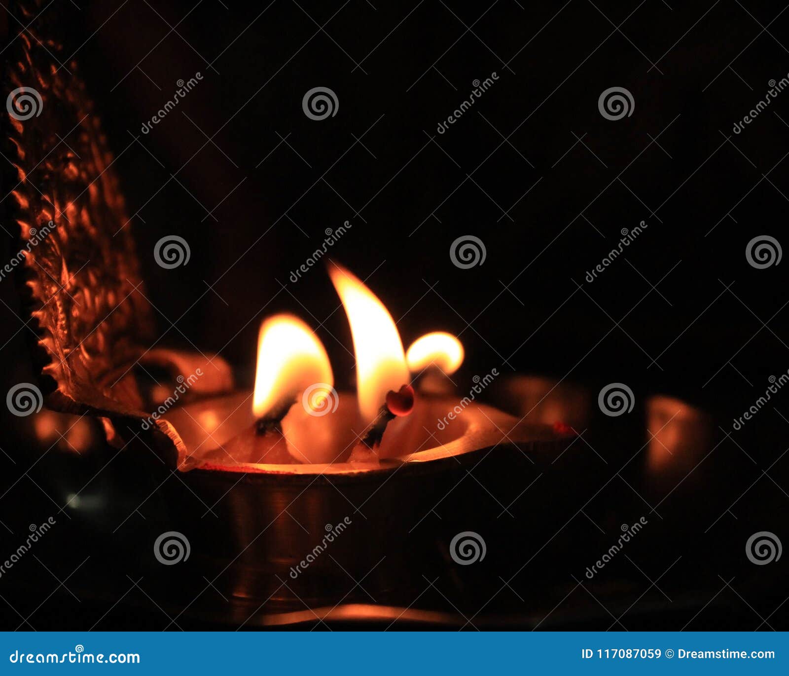 Fire candle stock image. Image of shining, beautiful - 117087059
