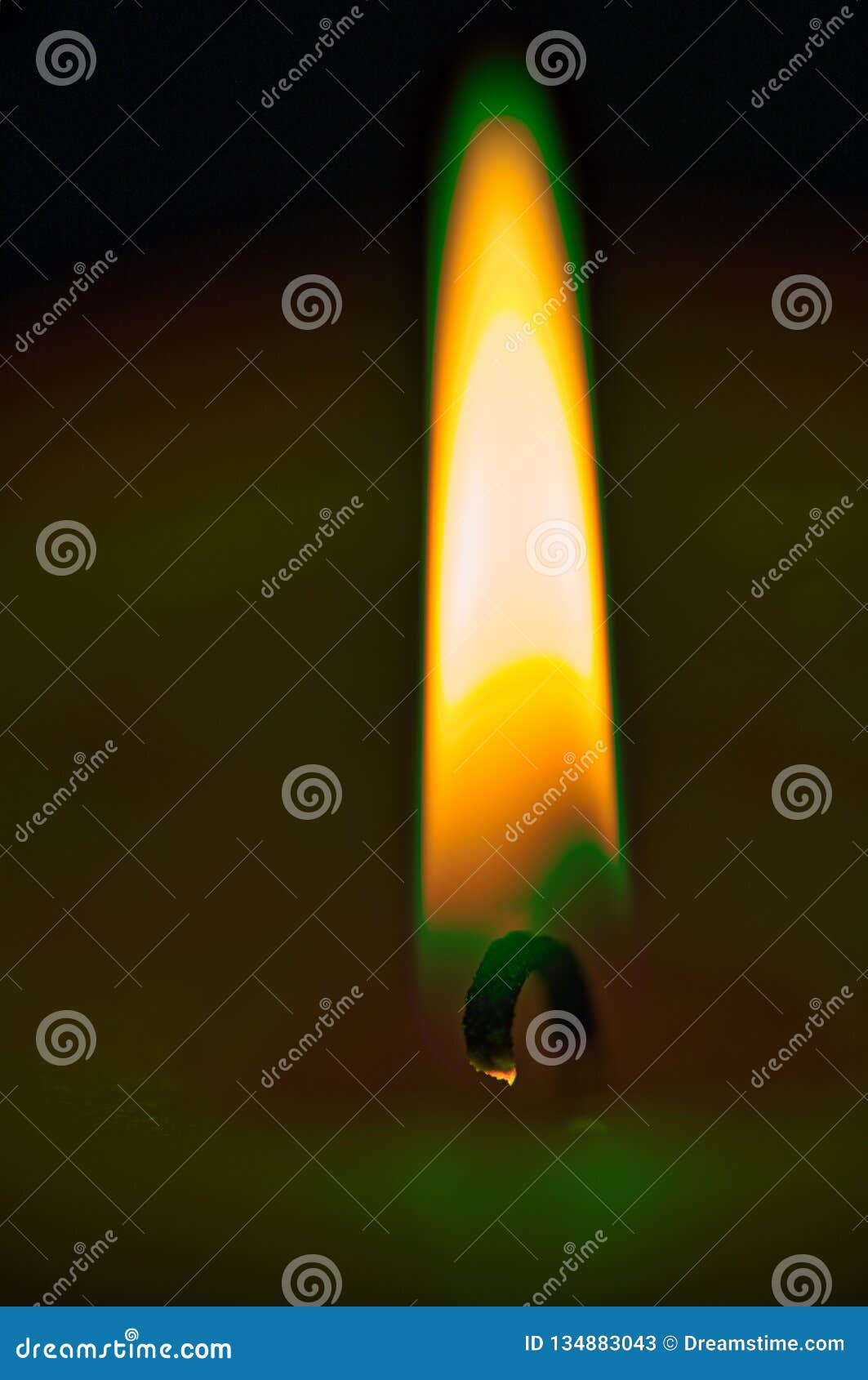 Fire of candle stock image. Image of fire, studio, flame - 134883043
