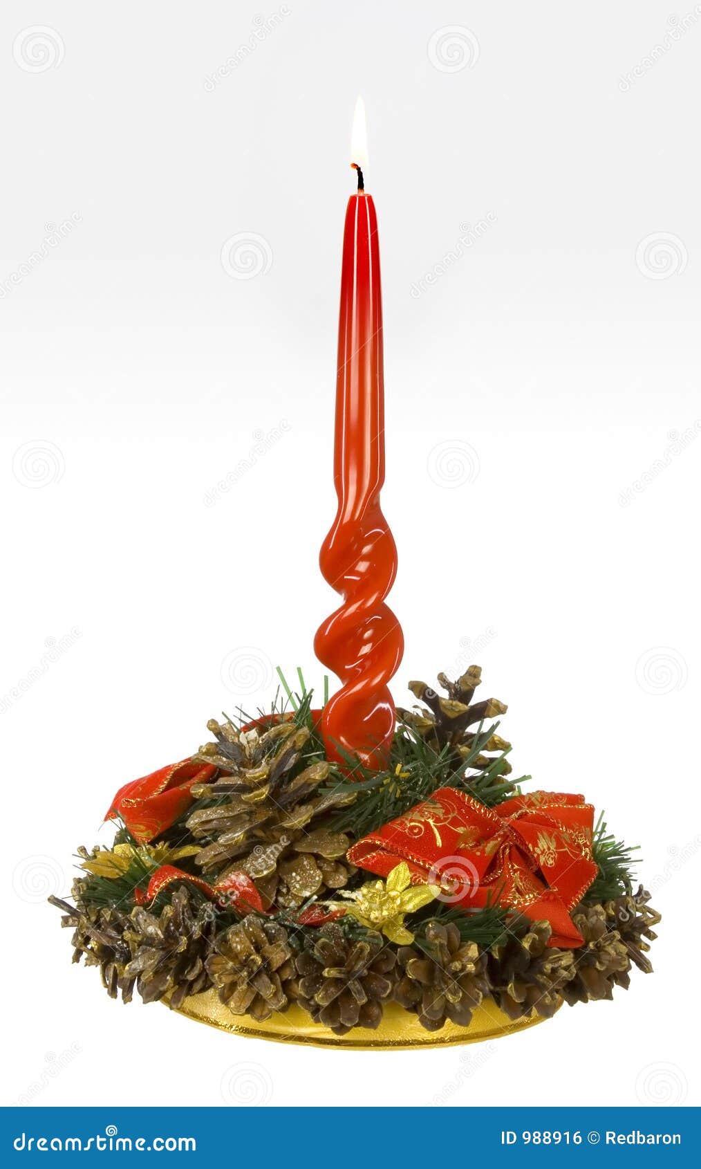 Fire christmas candlestick stock photo. Image of color - 988916