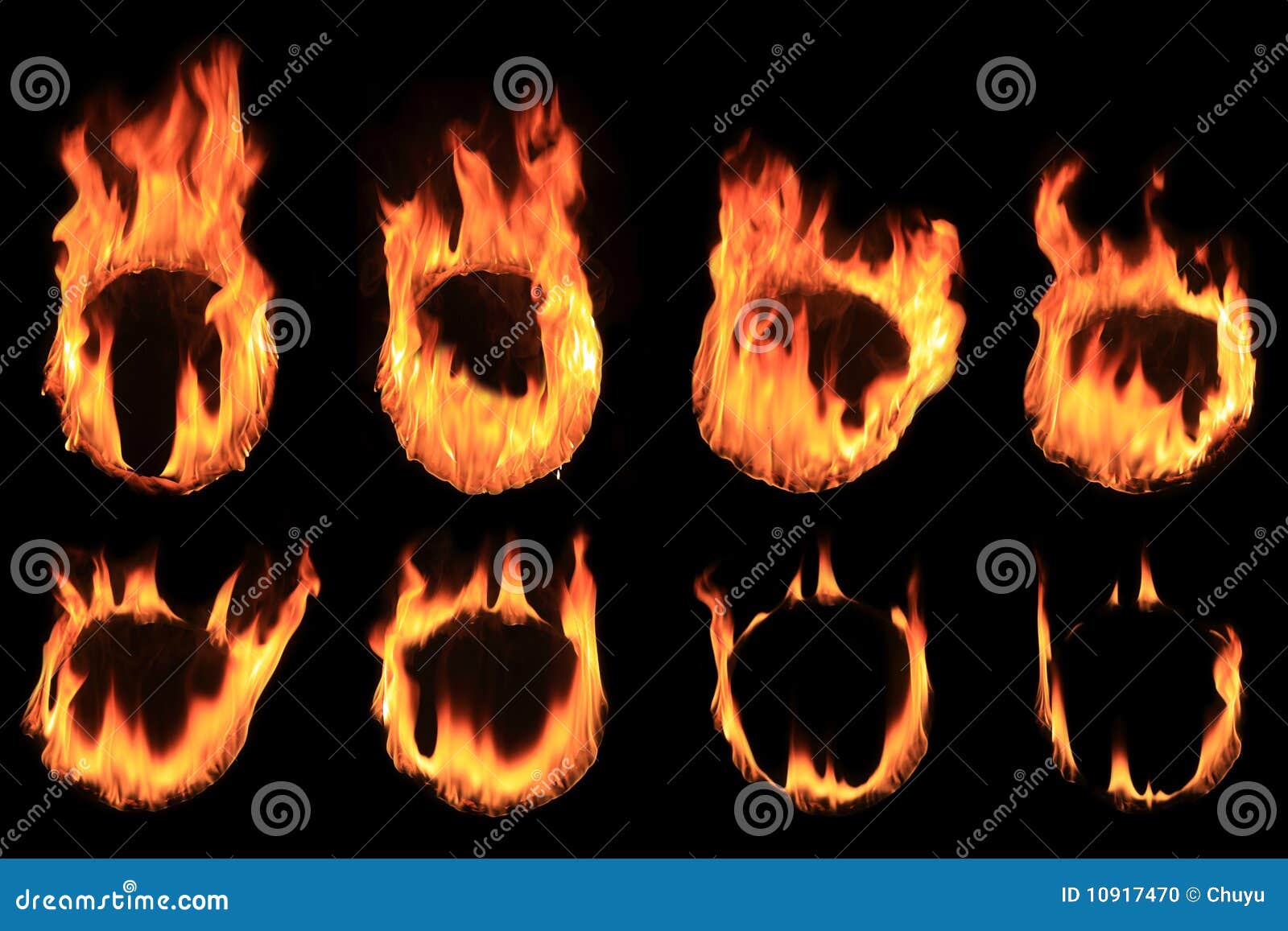 Fire circle stock photo. Image of abstract, design, burn - 10917470