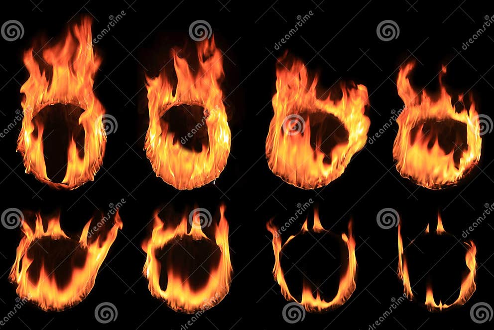 Fire circle stock photo. Image of abstract, design, burn - 10917470