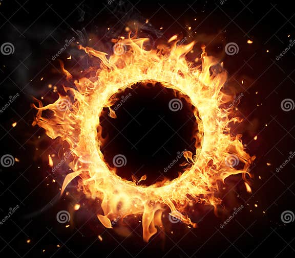 Fire circle stock photo. Image of blazing, fire, warm - 37615116