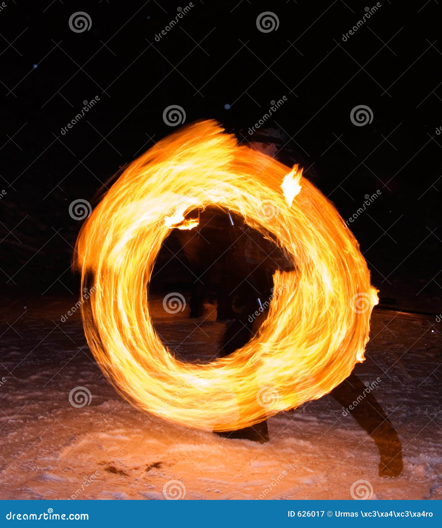 Fire circle stock image. Image of flame, presentation, performance - 626017