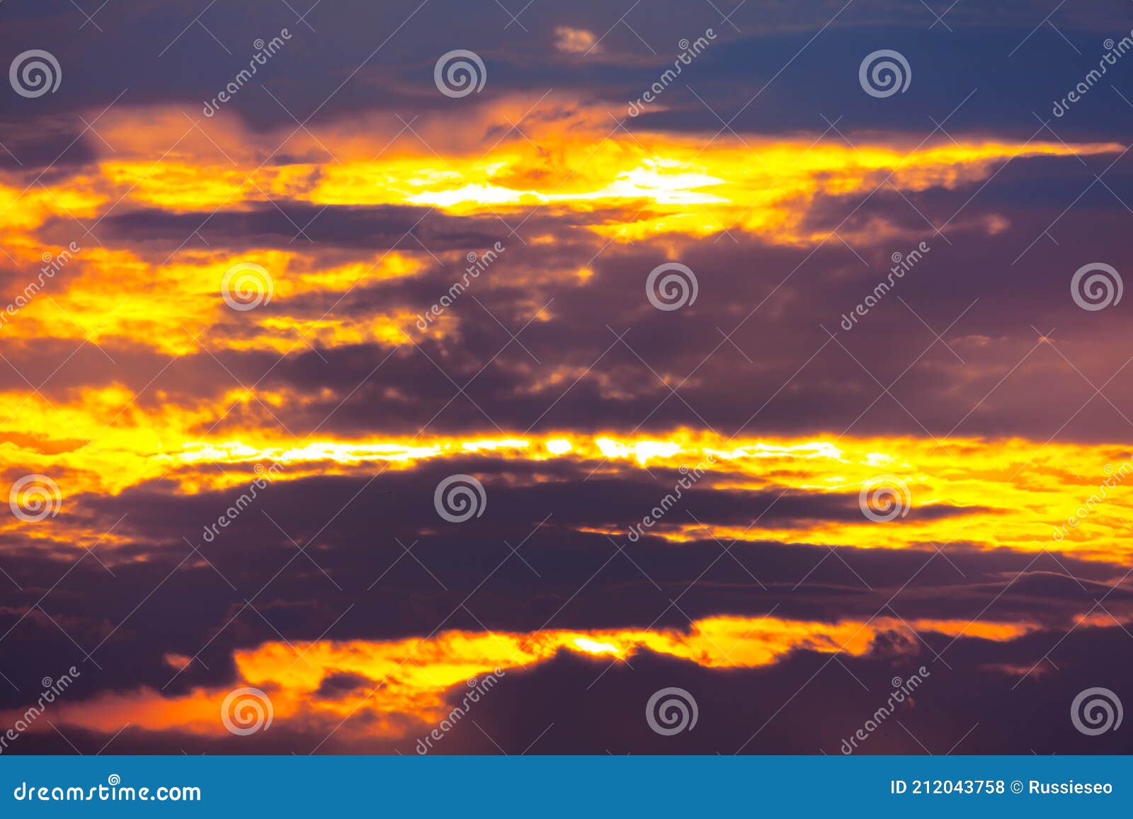 Fire in the clouds stock photo. Image of nature, colorful - 212043758