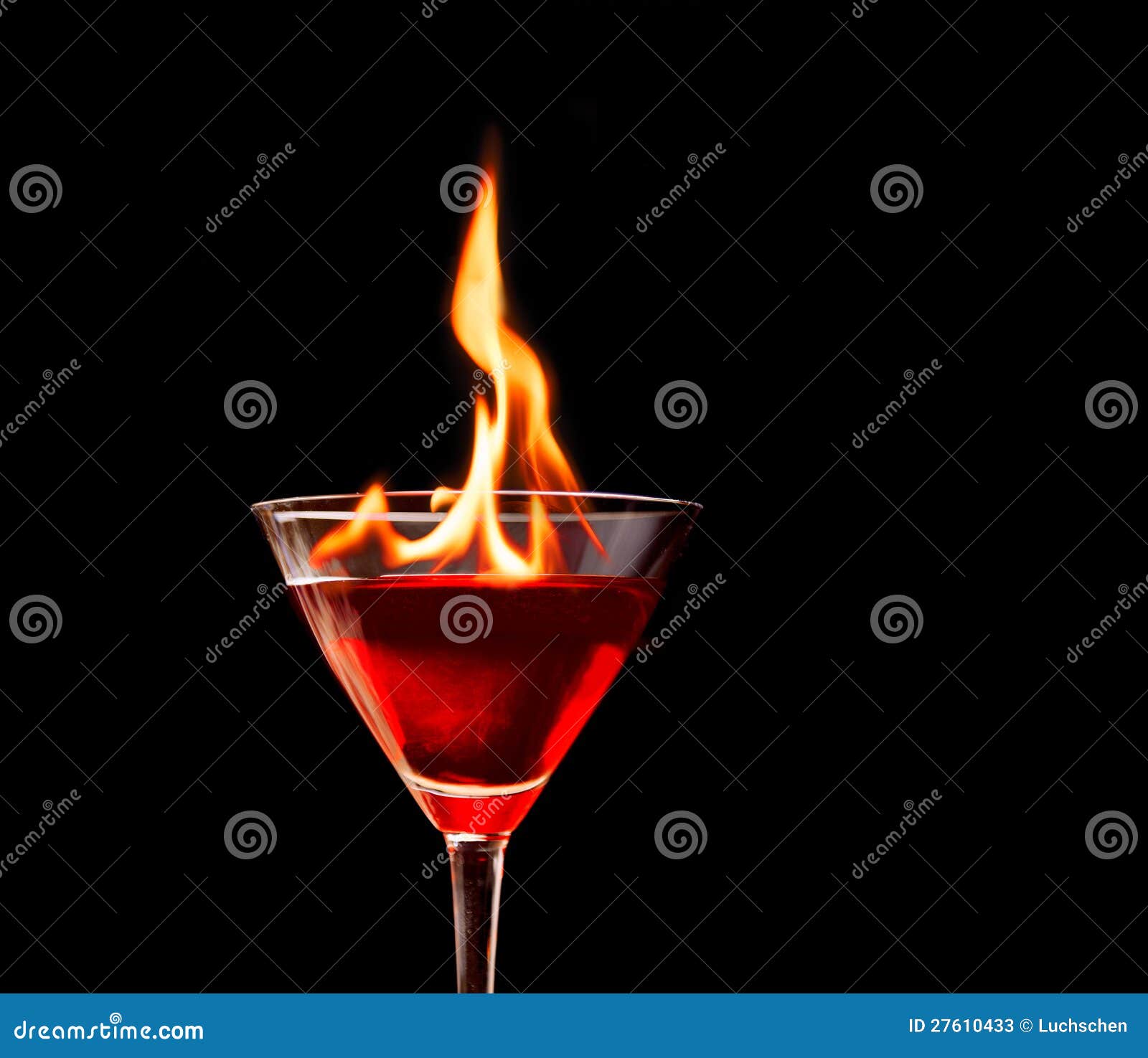 Fire Cocktail stock image. Image of home, food, utensil - 27610433