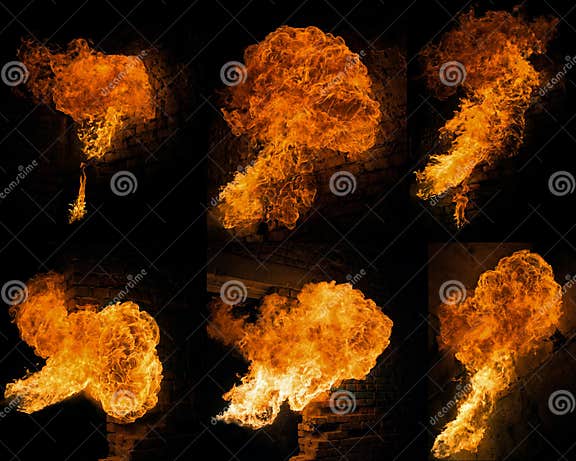 Fire collage stock image. Image of burnt, bright, wall - 33247551