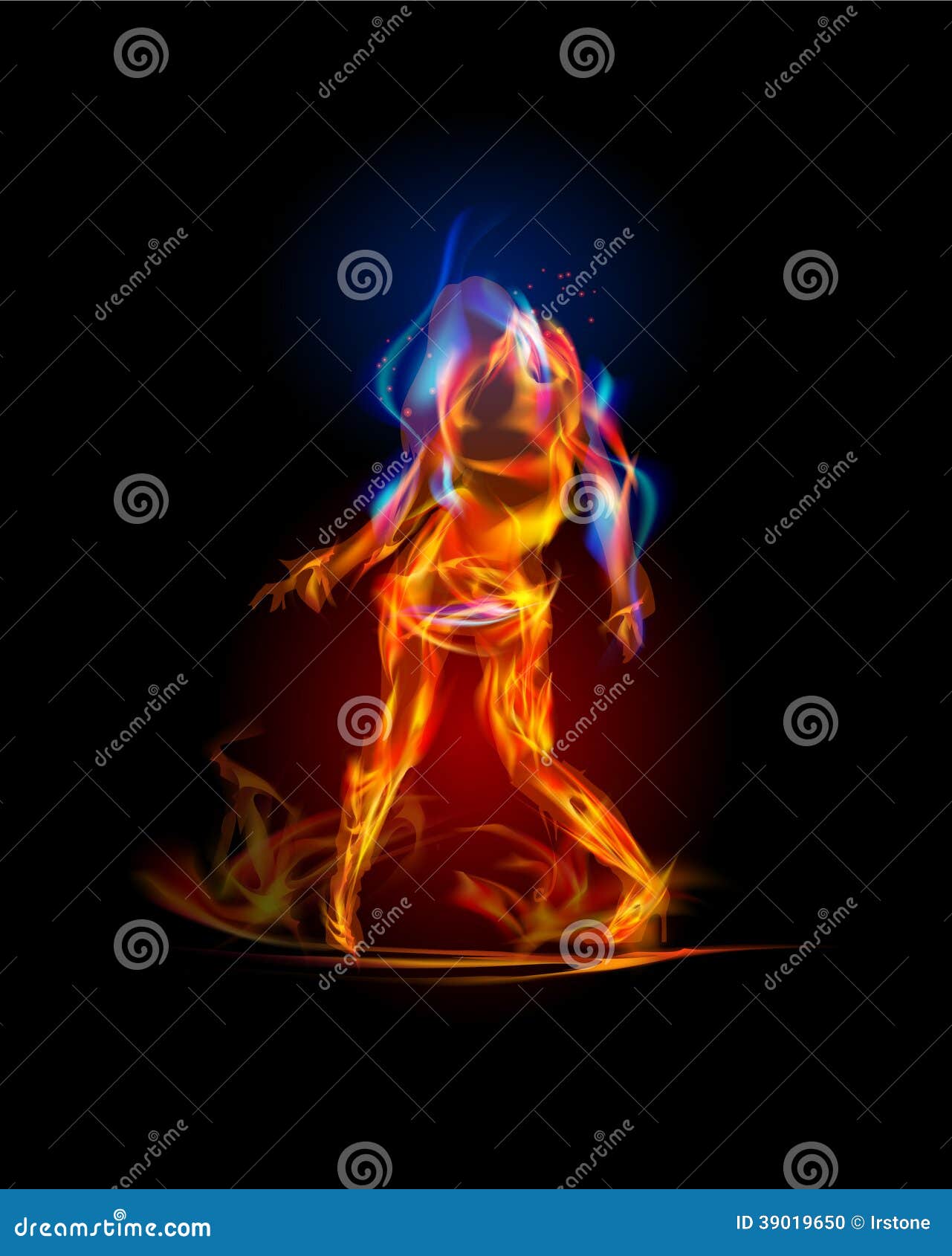 Fire Girl Dancing Stock Illustrations – 488 Fire Girl Dancing Stock ...