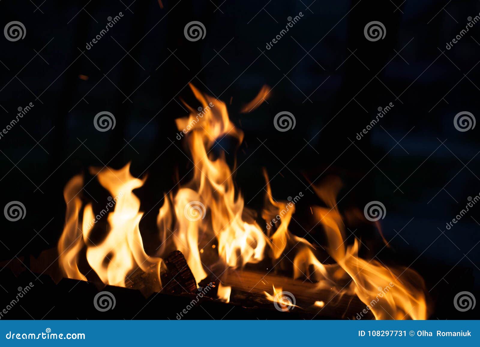 Fire. the Concept of Nature. Stock Image - Image of heat, inferno ...
