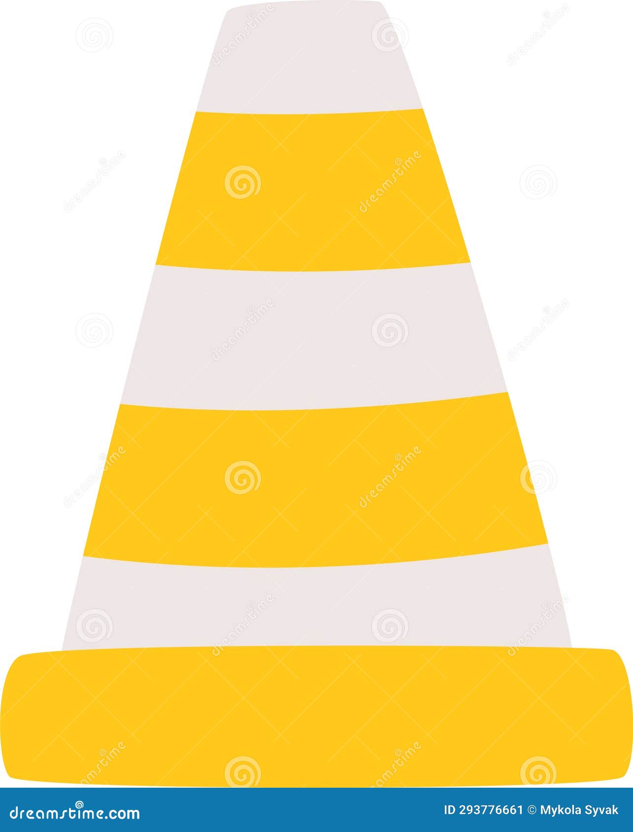 Fire Cone Icon stock vector. Illustration of cone, siren - 293776661