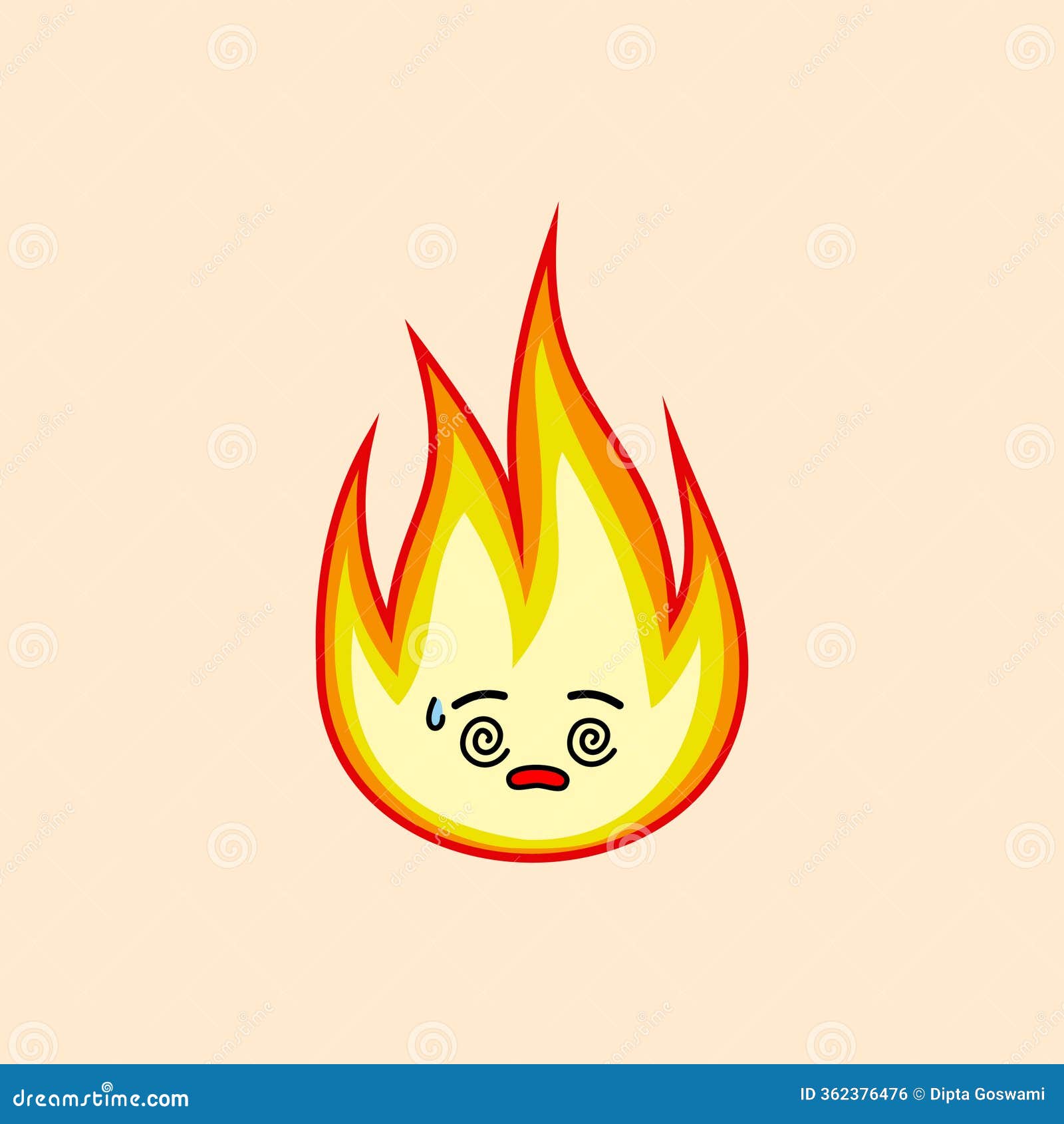 Firefighter Confused Emoji. Fireman Is Perplexed Emotions. Man Surprise ...