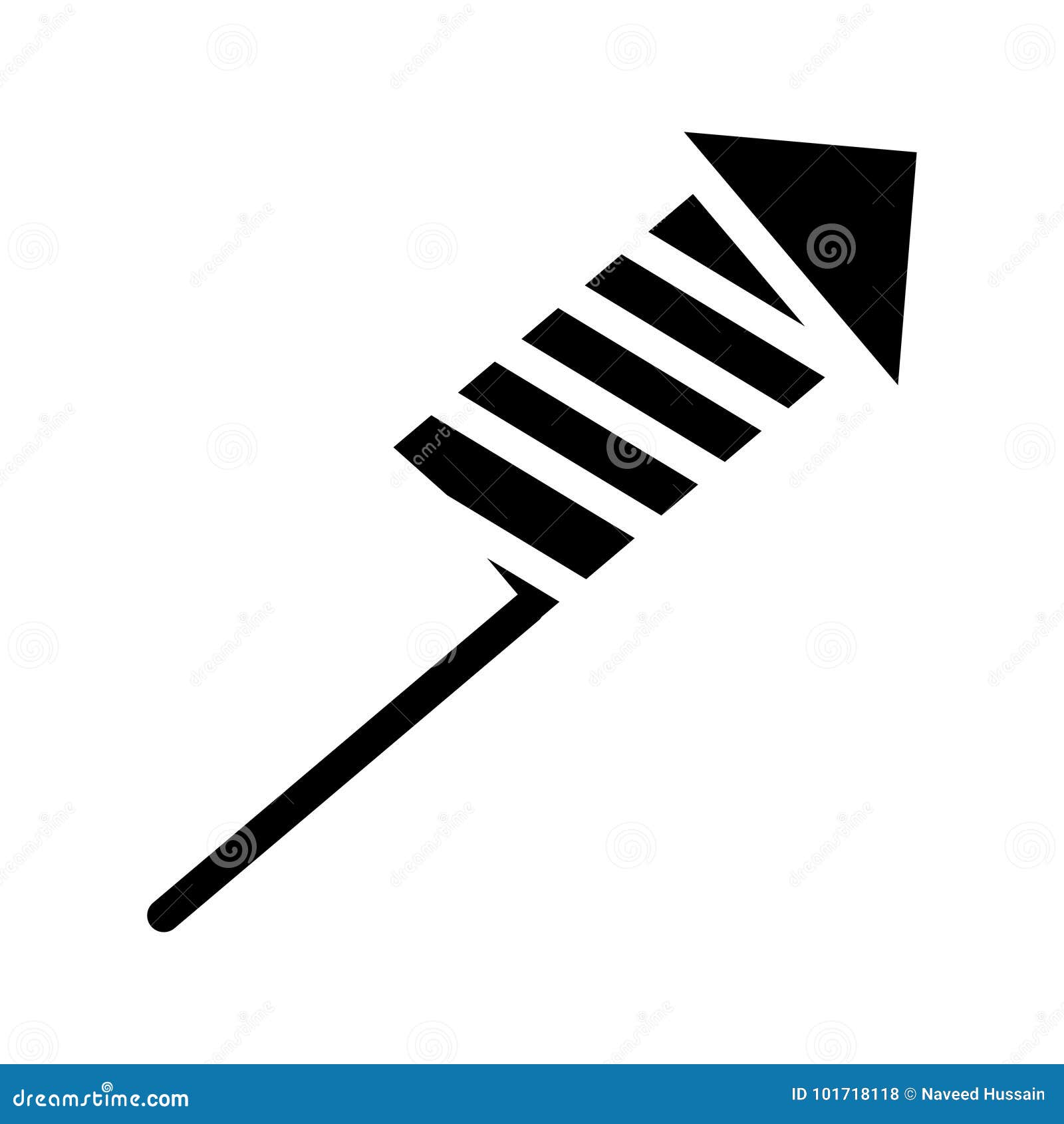 Fire cracker icon stock vector. Illustration of vector - 101718118