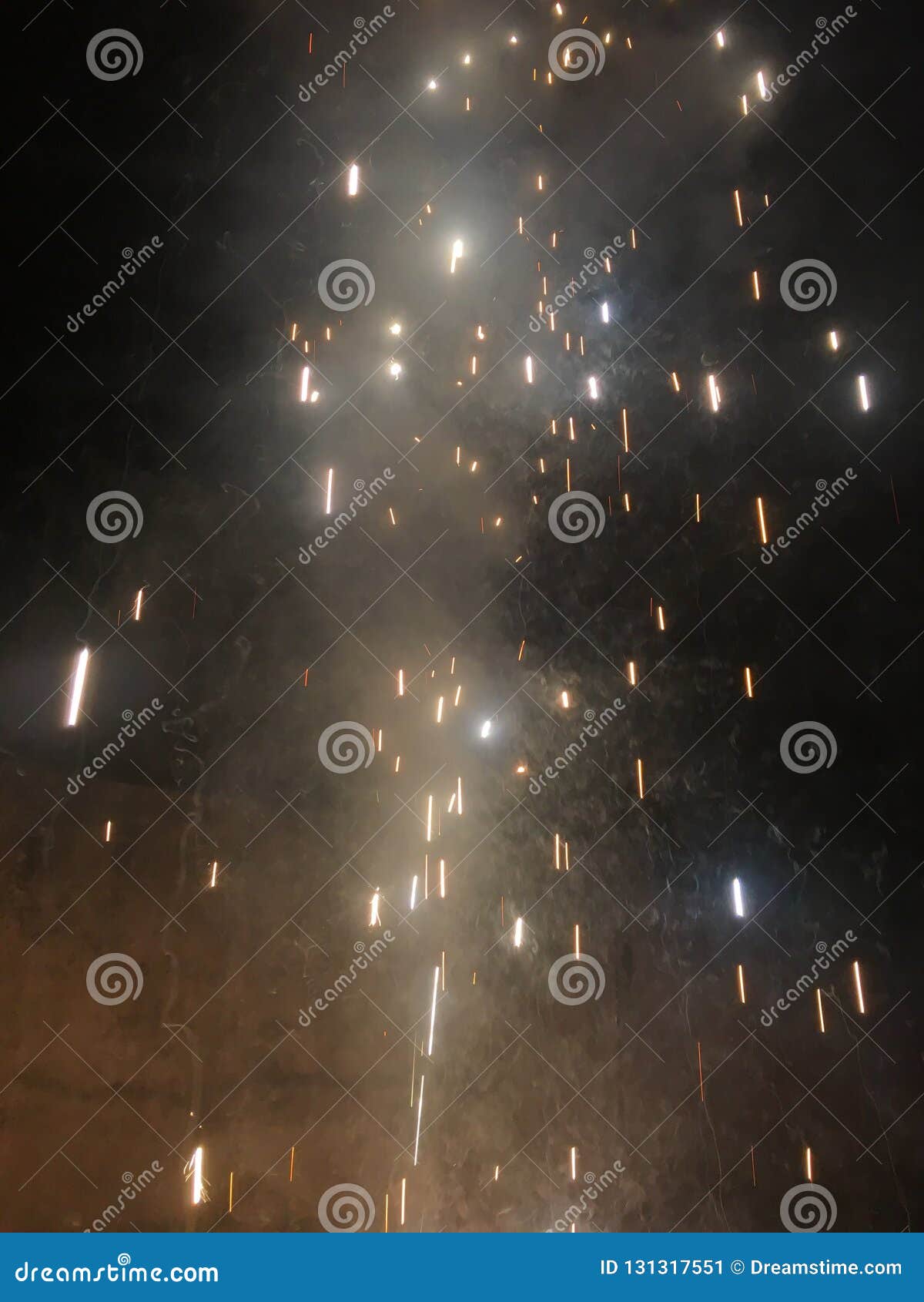Fire Crackers during Diwali Stock Image - Image of firework, black ...