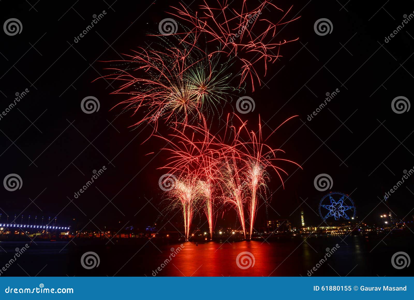 Fire Crackers Show in Melbourne Stock Image - Image of fireworks ...