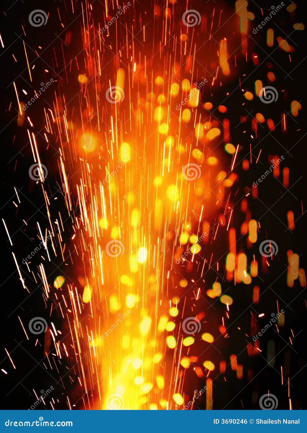 Fire Craker Blast stock photo. Image of colors, sparkle - 3690246