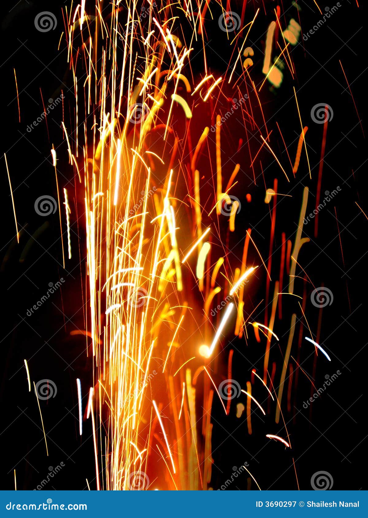 Fire Craker Sparkle stock image. Image of abstract, sparkle - 3690297