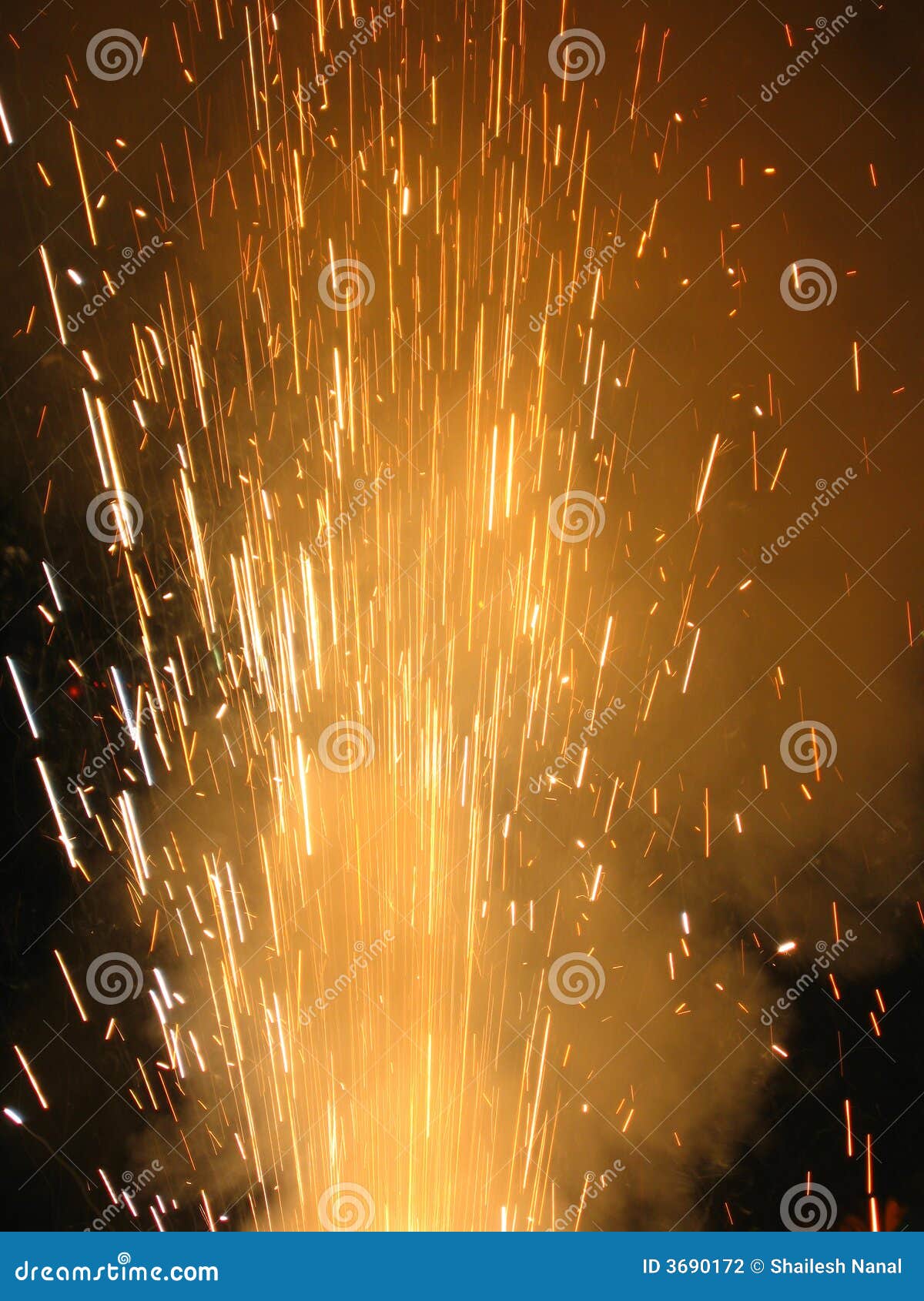 Fire Craker Spray stock photo. Image of abstract, extreme - 3690172