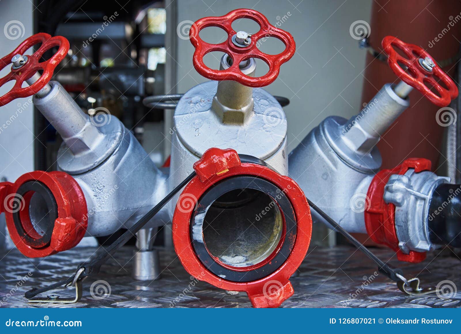 Fire Crane for Connection To a Fire Hydrant Stock Image - Image of ...