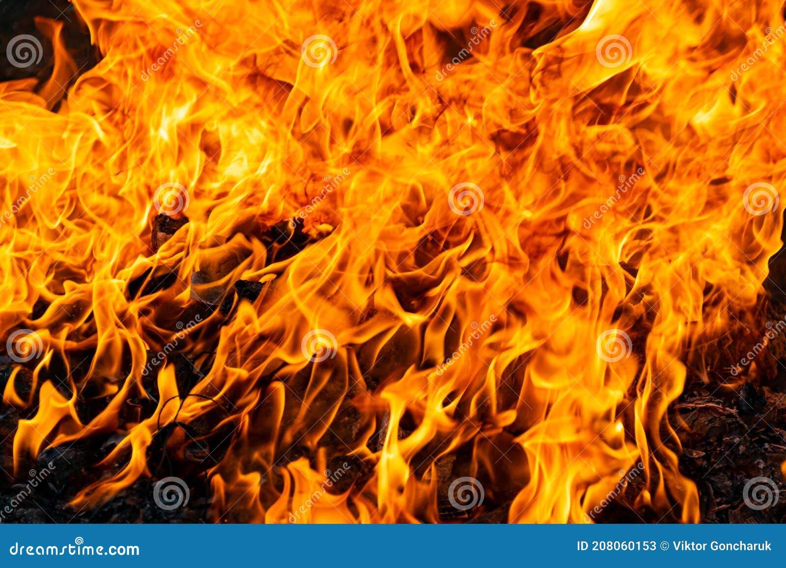 Fire Creates Infinity Shapes when it Burns. the Orange from the Flame ...