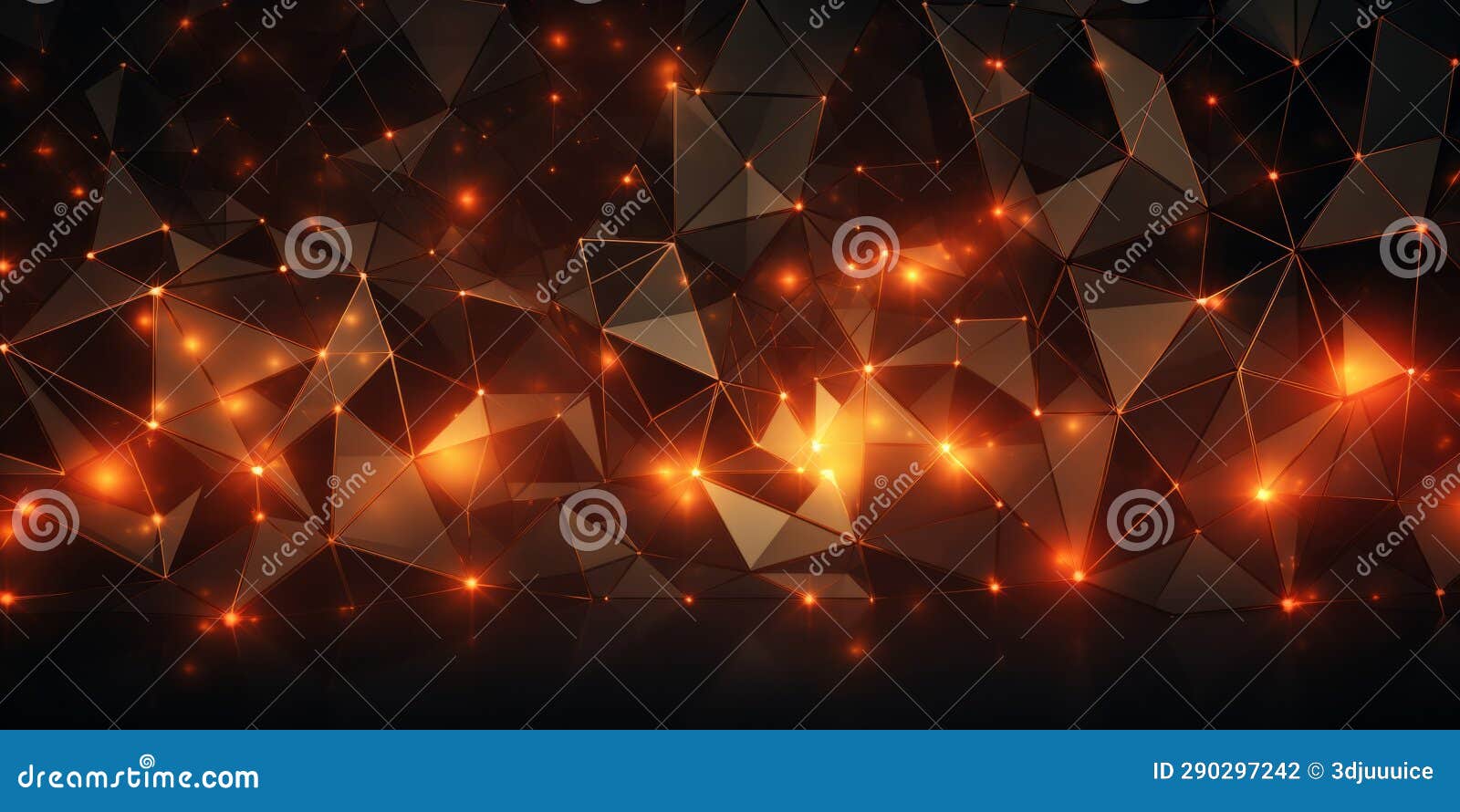 Fire Creative Abstract Geometric Wallpaper. Stock Illustration ...