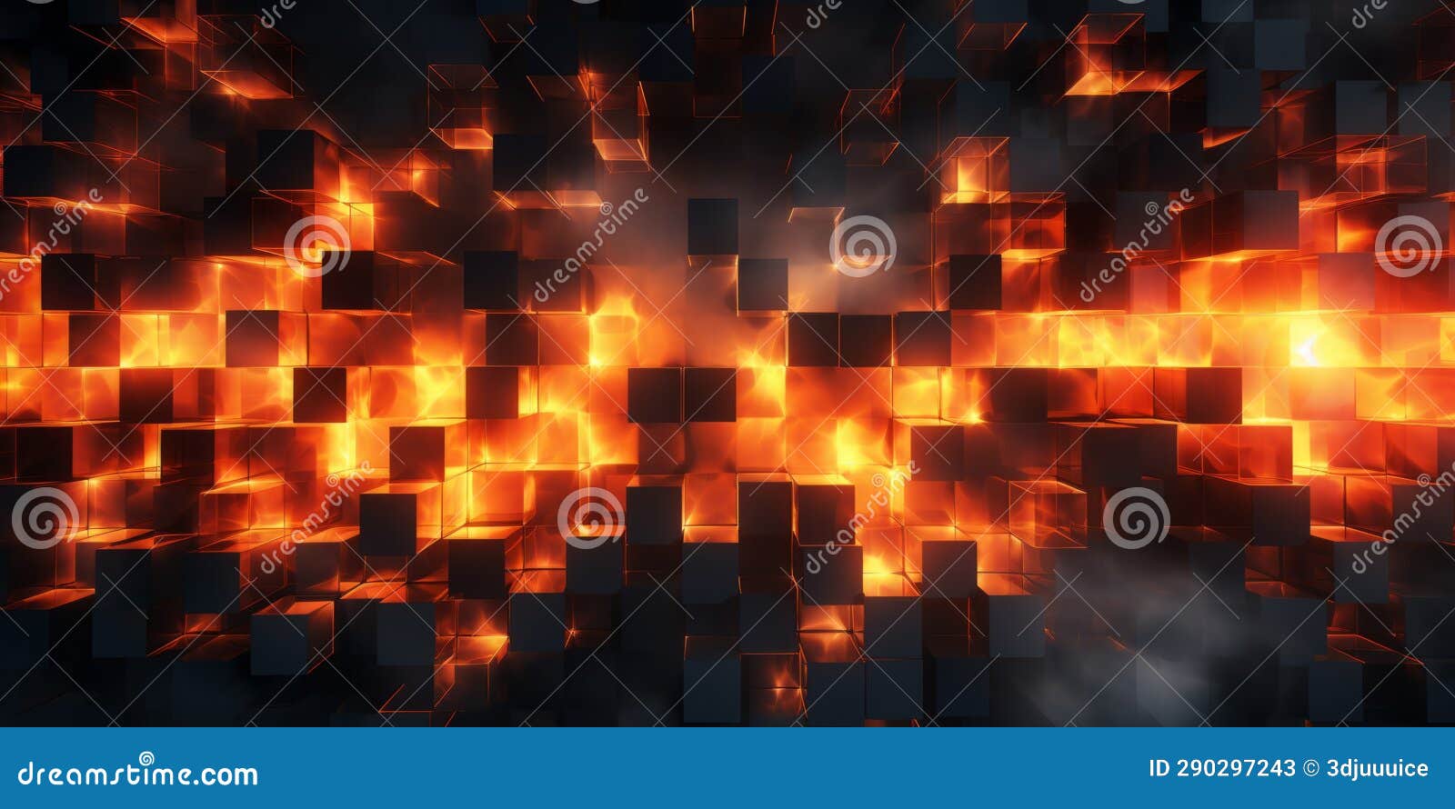 Fire Creative Abstract Geometric Wallpaper. Stock Illustration ...