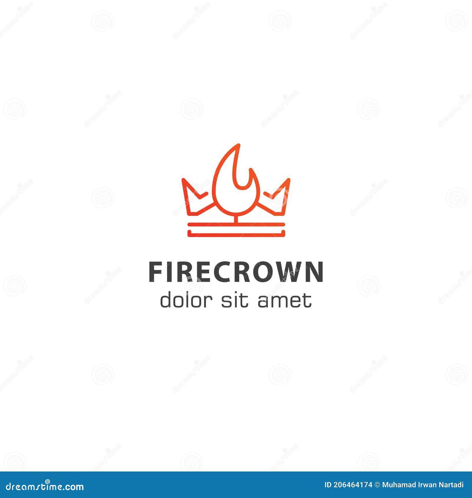 Flame Crown Vector