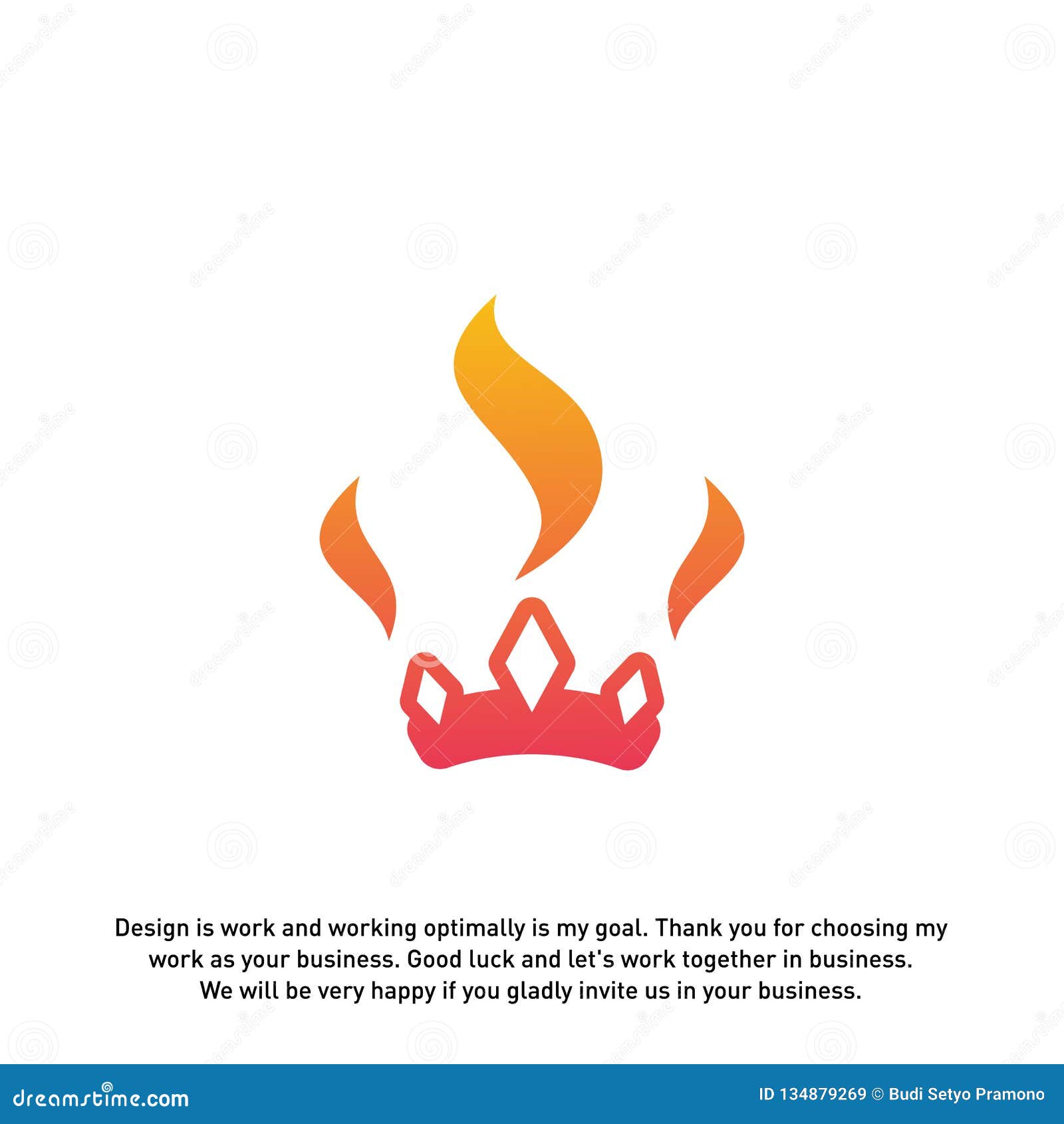 Fire Crown Logo Designs Concept Vector. Flame Crown Logo Template ...