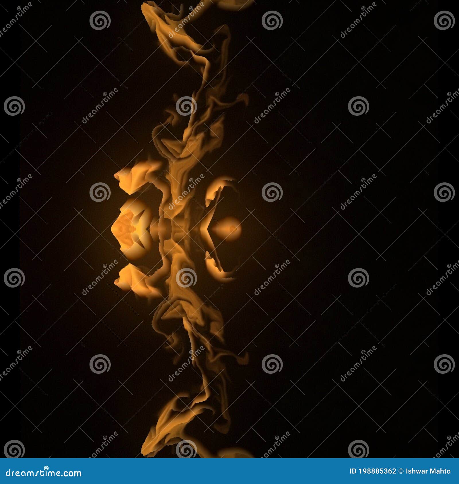 Fire 3d illustration. stock illustration. Illustration of fabric ...