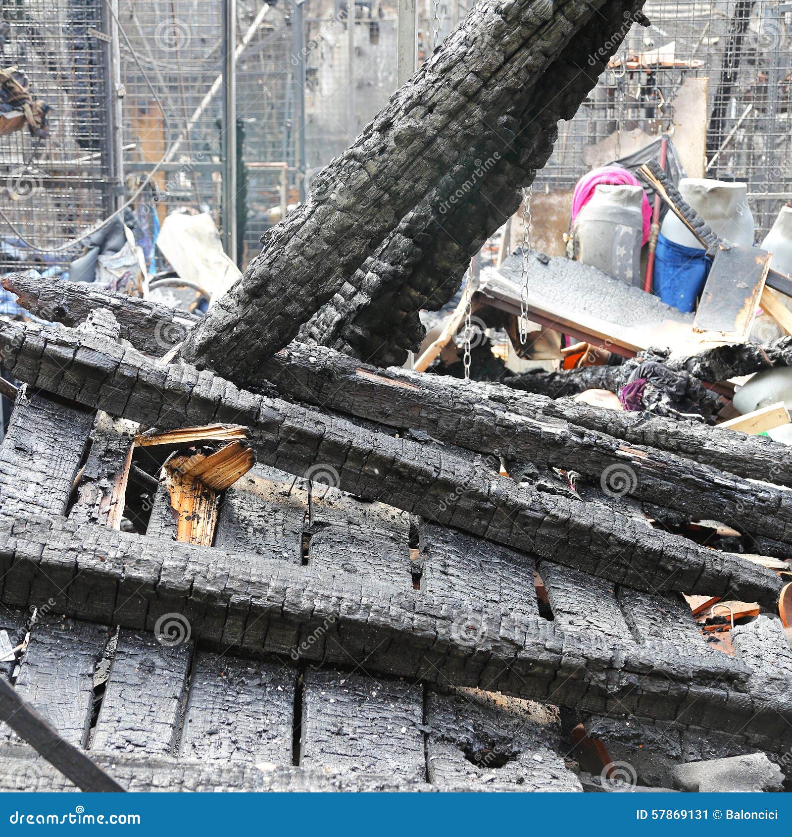Fire Damage stock image. Image of tragic, disaster, tragedy - 57869131