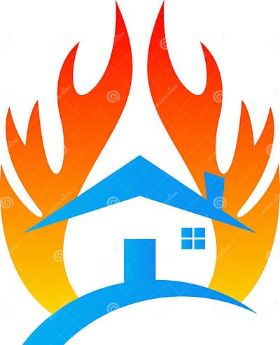 Fire damage home insurance stock vector. Illustration of architecture ...