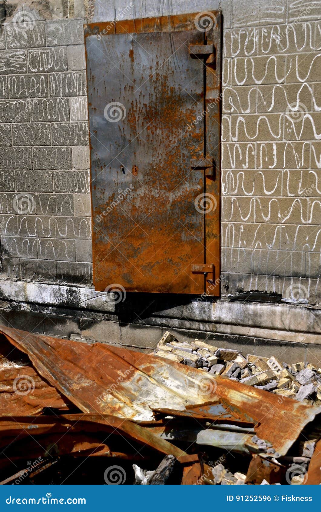 Fire damaged building stock photo. Image of arson, accident - 91252596