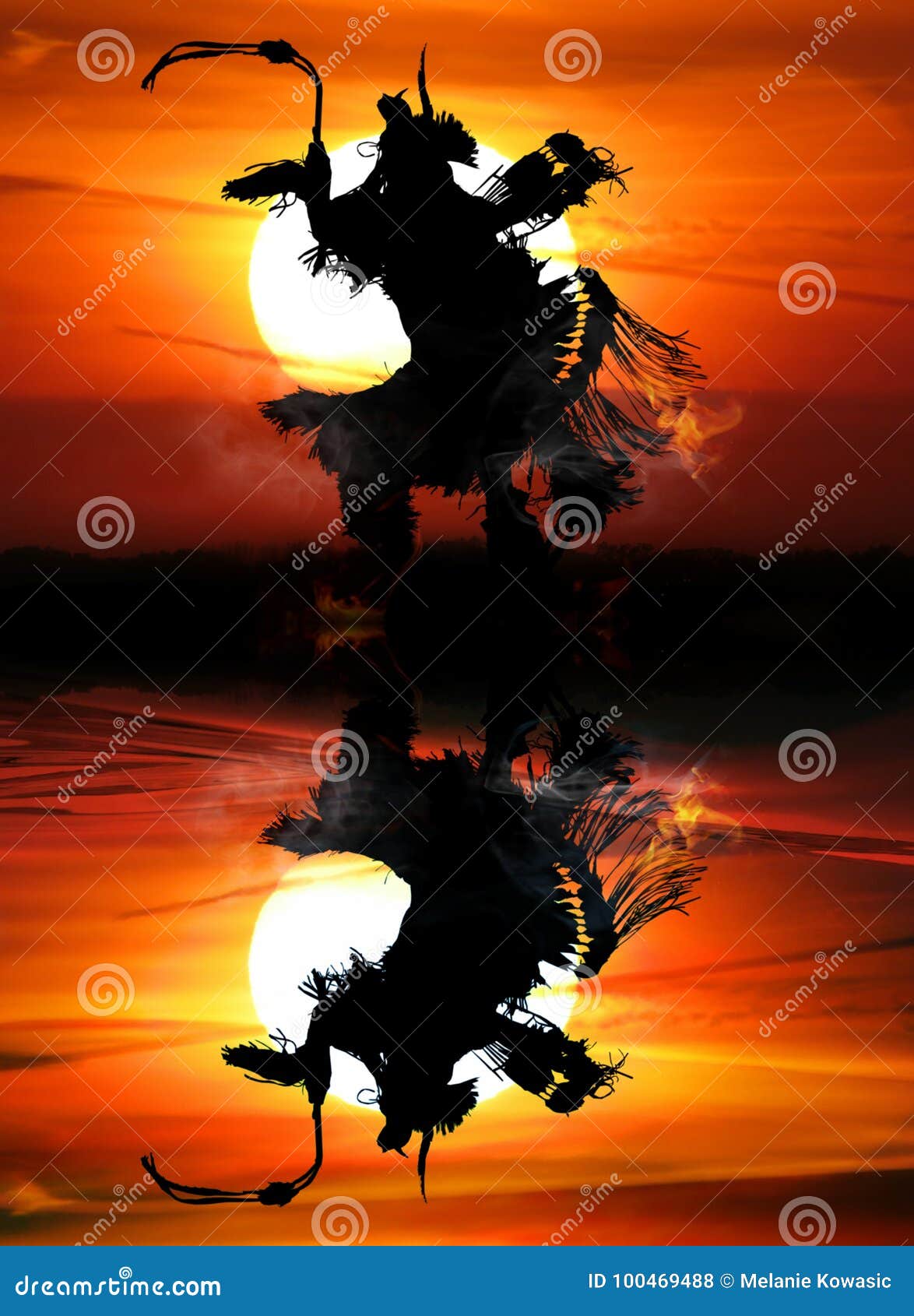 Fire dancer stock photo. Image of dancer, silhouette - 100469488