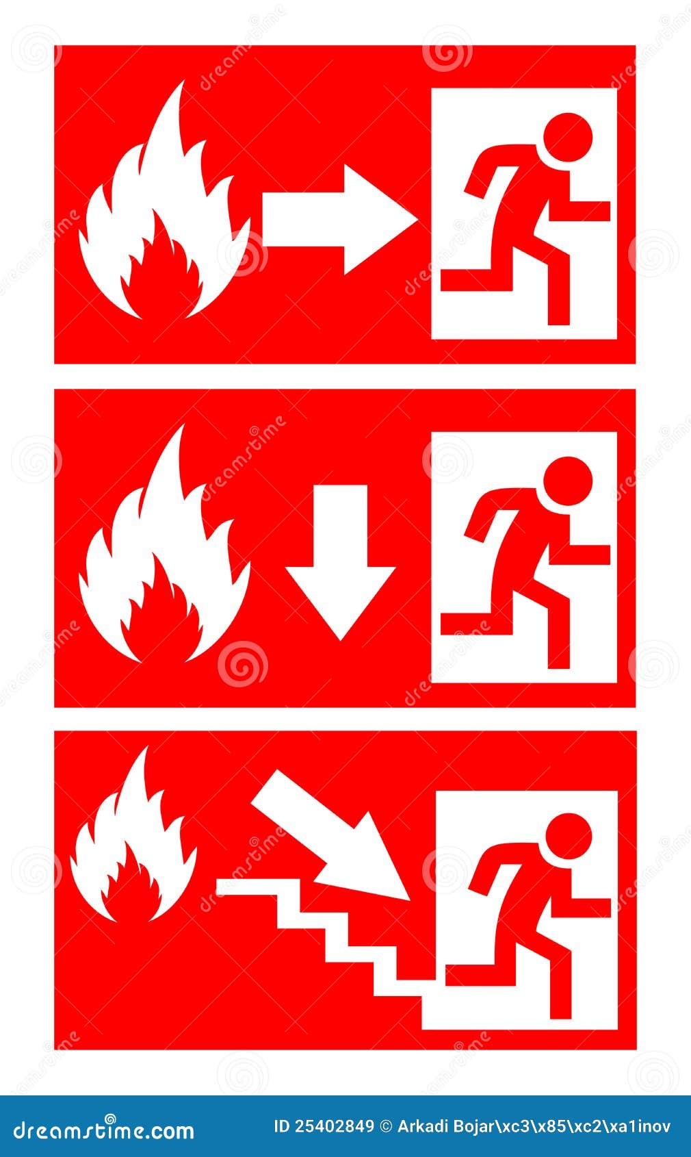 Fire danger sign stock vector. Illustration of danger - 25402849