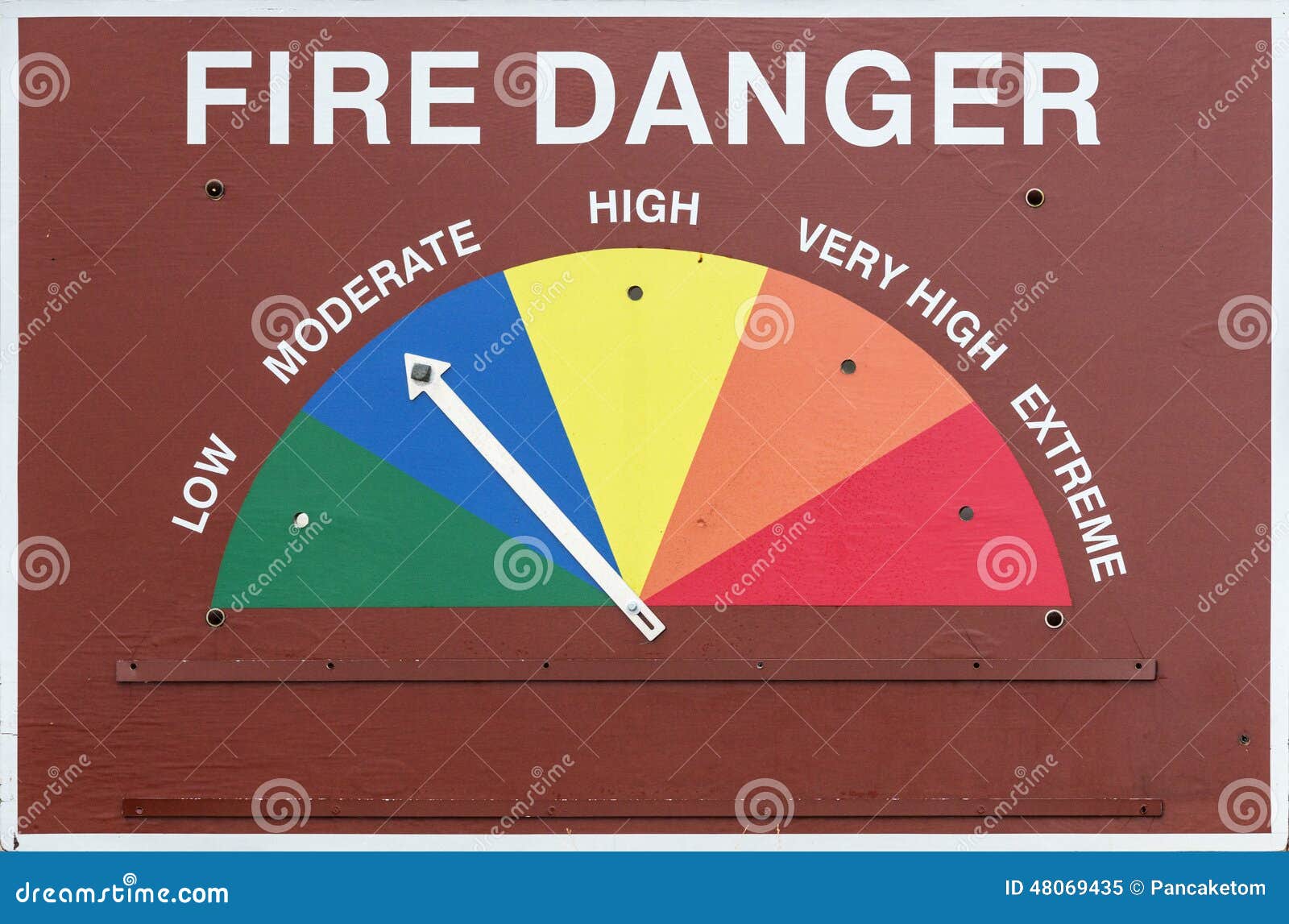 Fire Danger Sign stock image. Image of warning, danger - 48069435