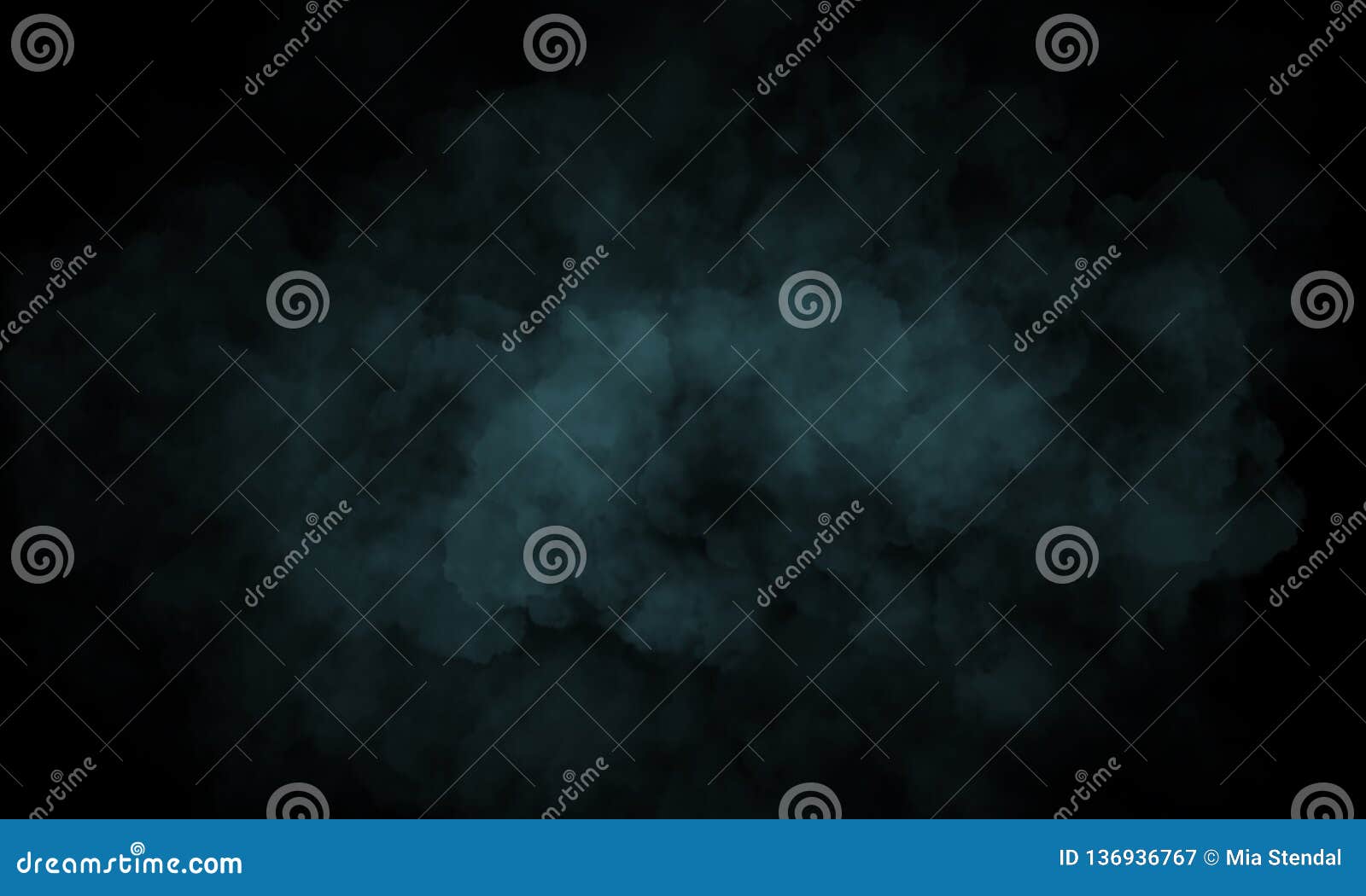 Fire, Fire on a Dark Background, Thick Smoke. Night View of the ...