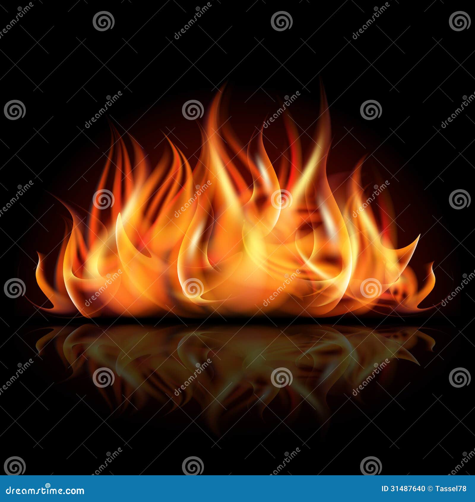 Fire Web Background Border Stock Photo | CartoonDealer.com #12532410
