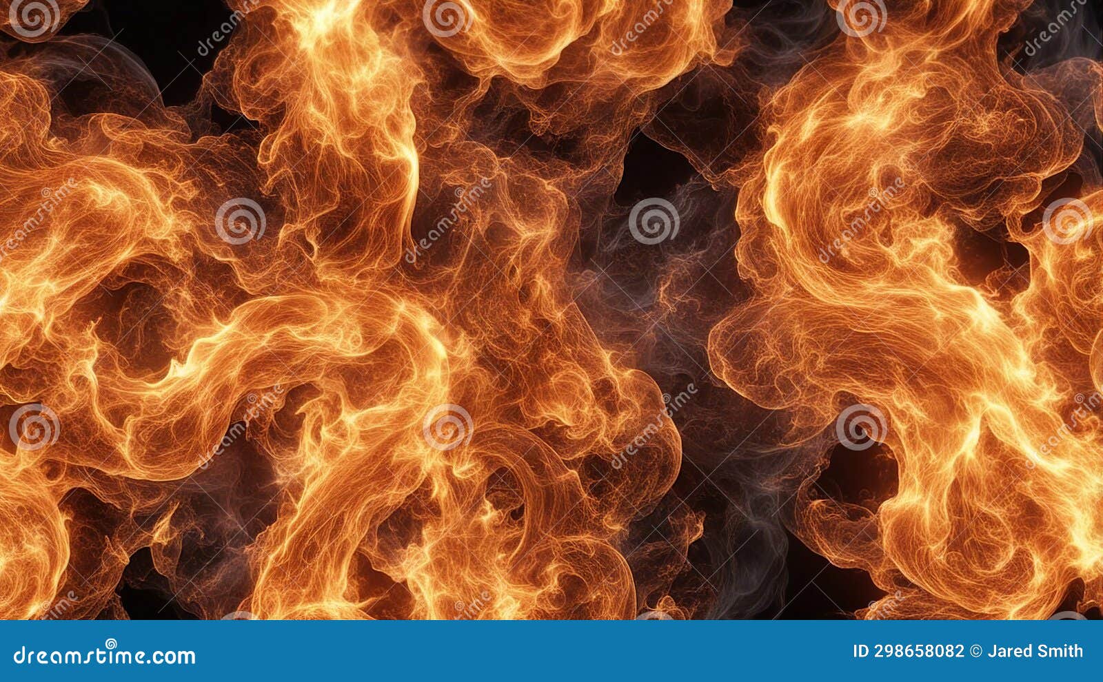 Fire in the Dark Bold Fire Flames Stock Illustration - Illustration of ...