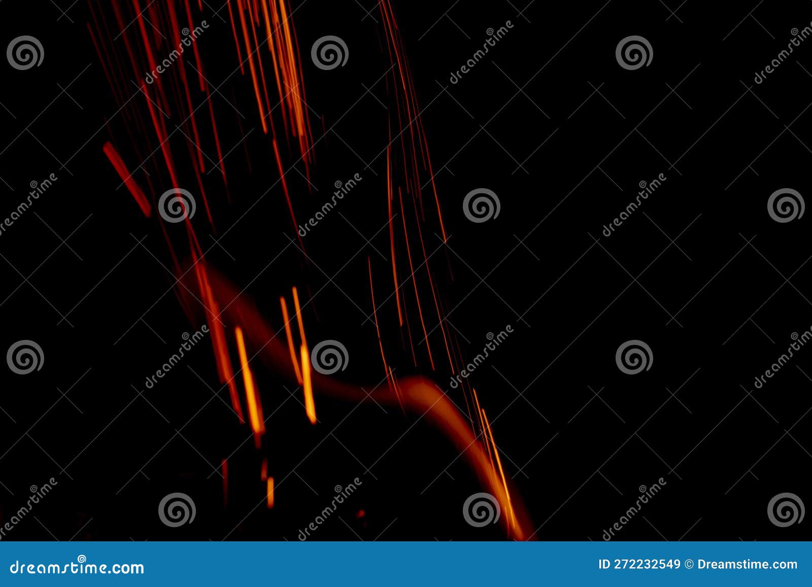 Fire in Dark. Explosion Black Powder Stock Image - Image of year, black ...