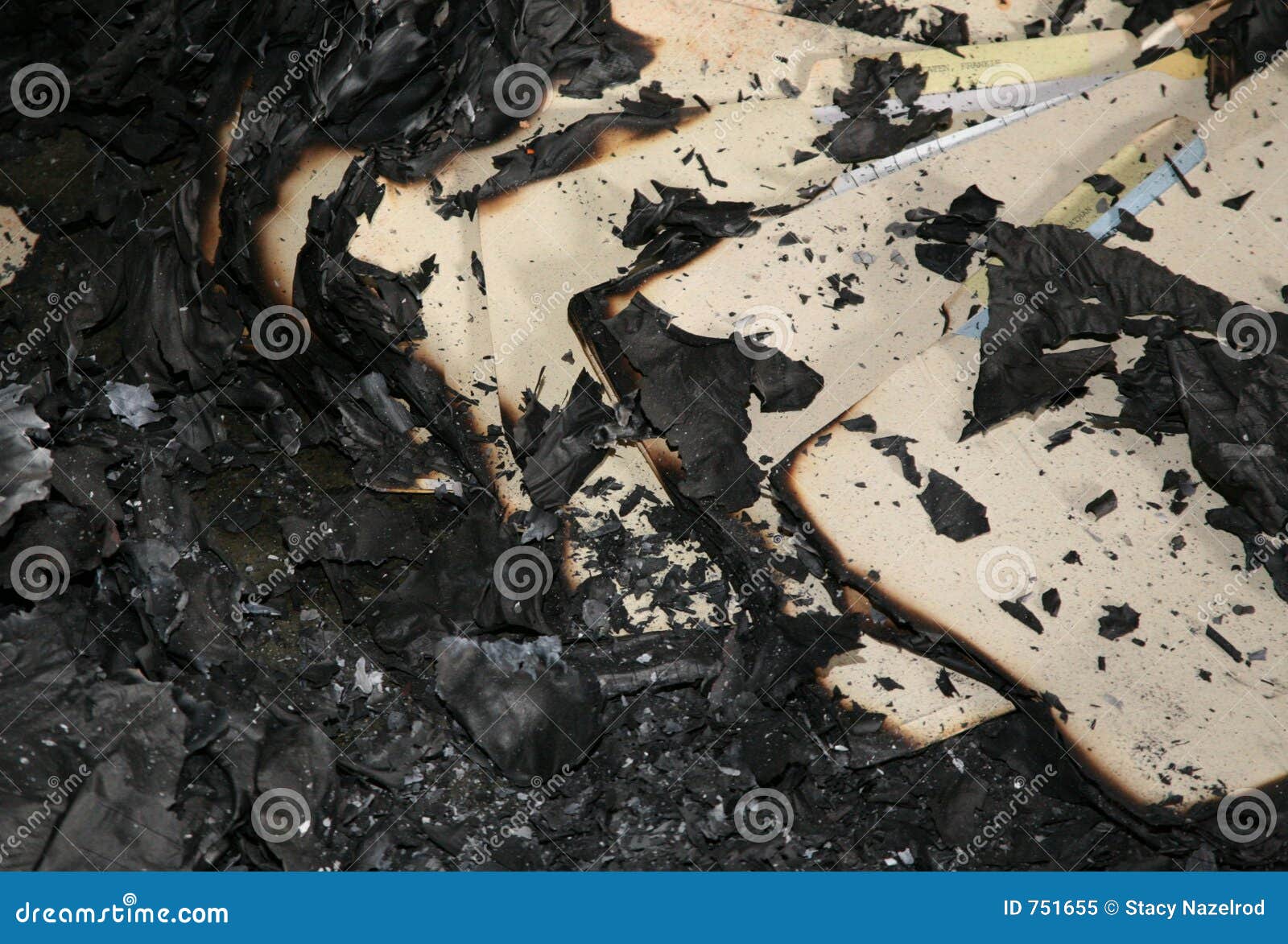 Fire debris stock image. Image of dirty, burnt, damage - 751655